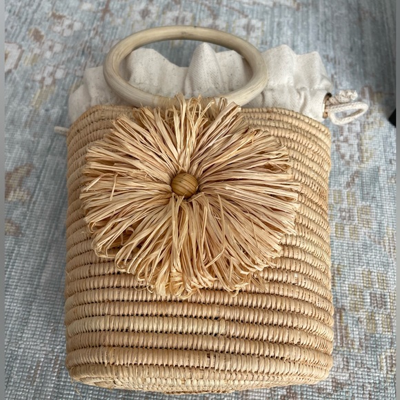 Bags | Poolside Straw Mini Beach Tote | Poshmark